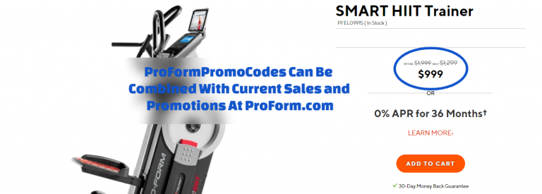 ProForm SMART HIIT Trainer Coupon and Promo Code | ProFormPromoCodes.com